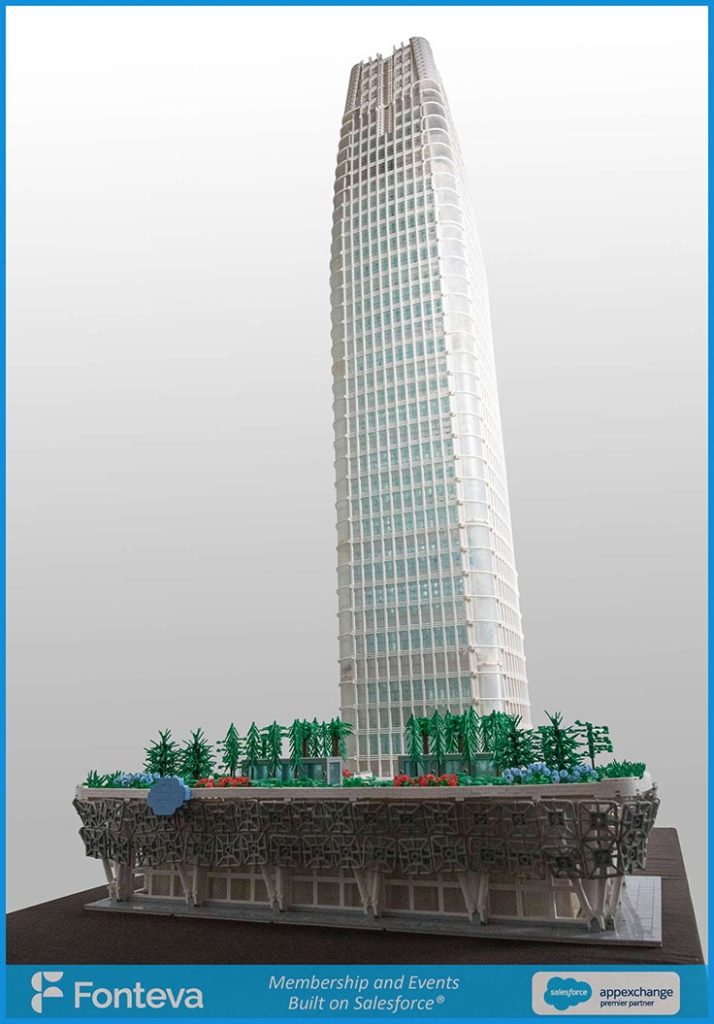 Introducing the Salesforce Tower built with LEGO® Bricks! - Fonteva