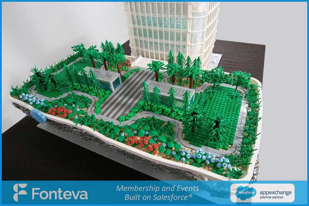 Introducing the Salesforce Tower built with LEGO® Bricks! - Fonteva